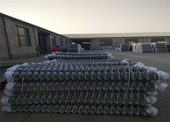 6' X 50' Chain Link Privacy Screen , Chain Mesh Fencing For Boundary Wall