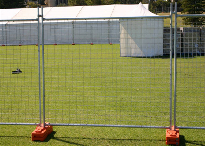 Hot Dipped Self - Supporting Galvanized Temporary Fence 1.8m Height ...