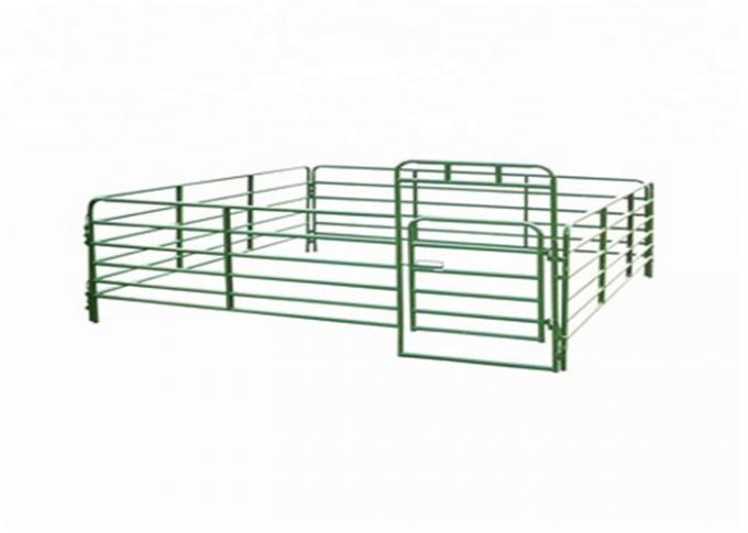 Welded Pipe Livestock Corral Panels , Heavy Duty Corral Gates For Horse