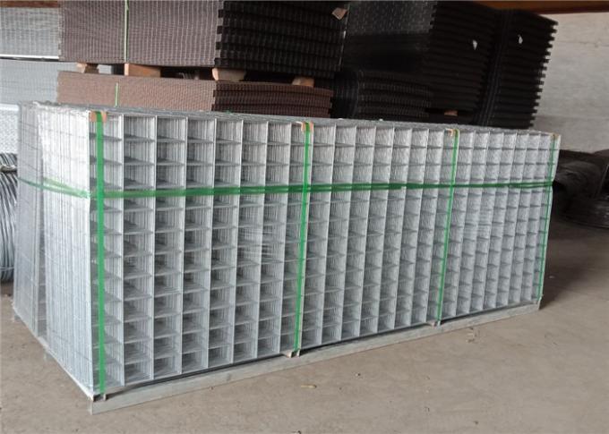 2x2 Welded Wire Mesh Fencing Panels , Pre Galvanized Wire Grid Panels 12 Gauge